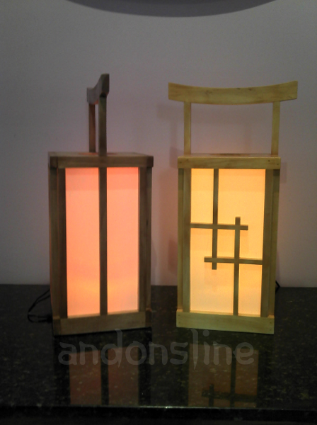 Japanese Andon Style Table Lanterns